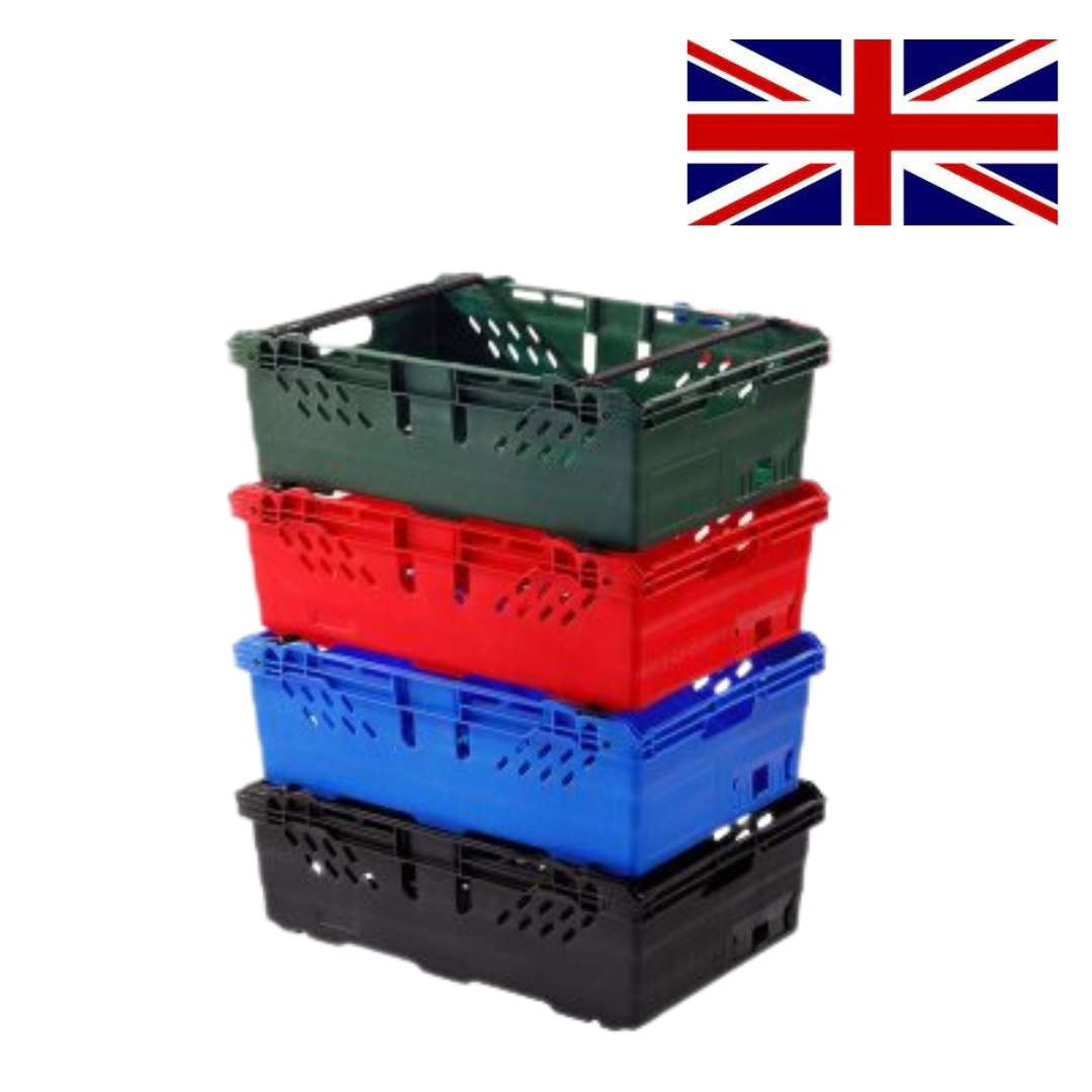 Heavy Duty Supermarket Crates - Plastic Box Warehouse