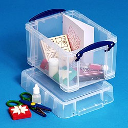 *Bundle of 15* 3L Really Useful Plastic Storage Box