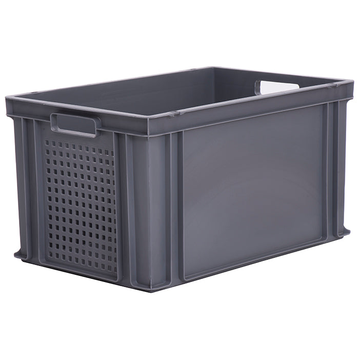 *Bundle of 10* 65L Ventilated Euro Stacking Container (600l x 400w x 3
